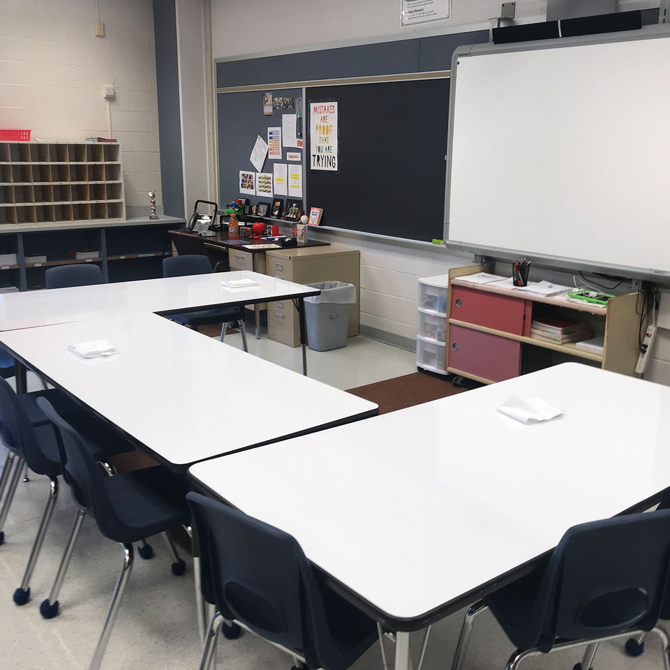 Whiteboard Table Resurfacing - Whiteboard Tables for Classrooms