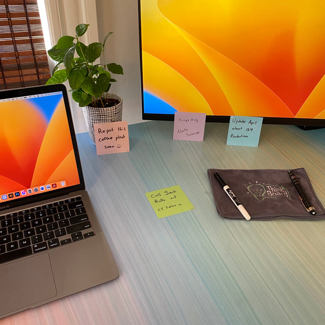 Sticky Notes on Whiteboard -Erasable Sticky Notes - Reusable Sticky Notes