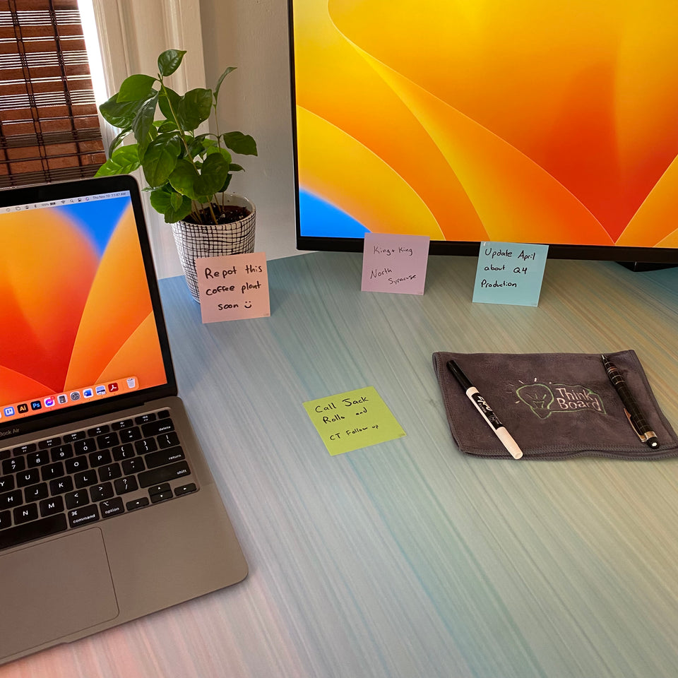 Sticky Notes on Whiteboard -Erasable Sticky Notes - Reusable Sticky Notes