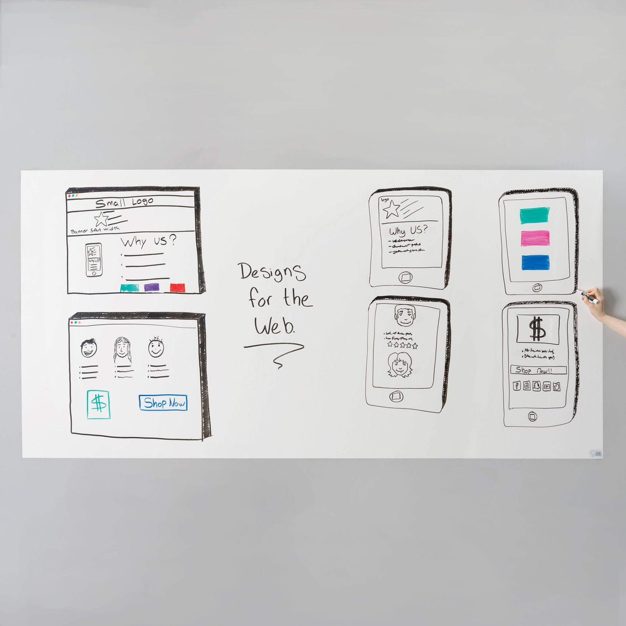 Startup Essentials Whiteboard Bundle - Buy Startup Essentials Bundle Online