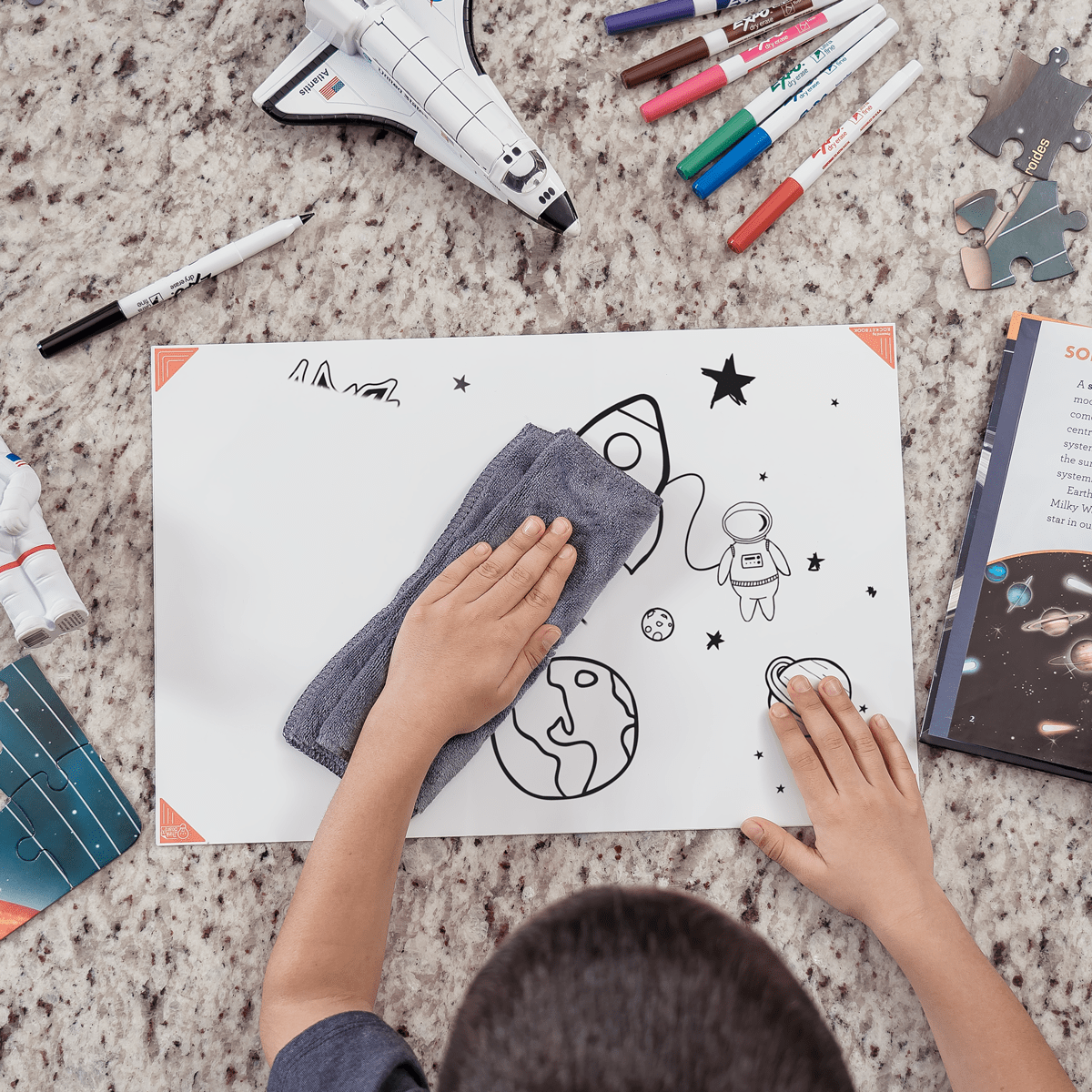 Think Board X2 - Rocketbook Think Board - Peel and Stick Whiteboard